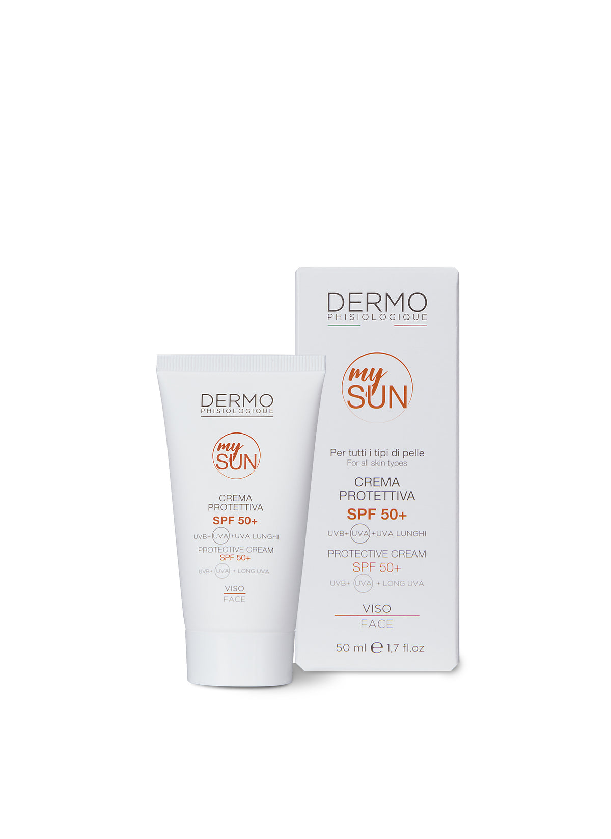My Sun - Face Sunscreen SPF 50 | Dermophisiologique USA